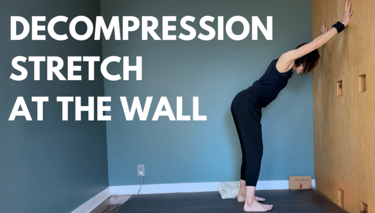 Decompression Stretch At The Wall | The Elevate Practice