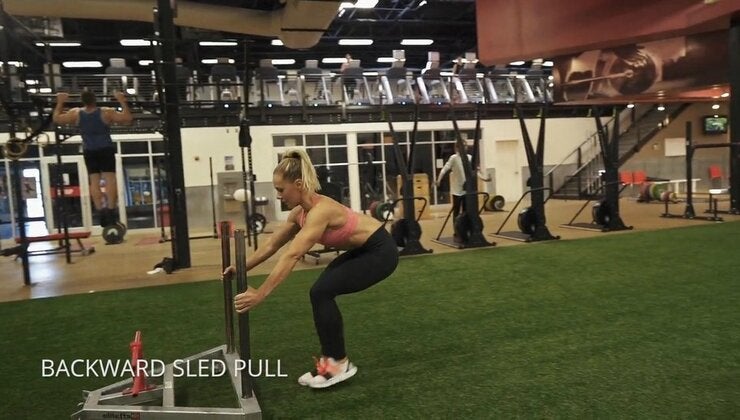 Backward Sled Pull