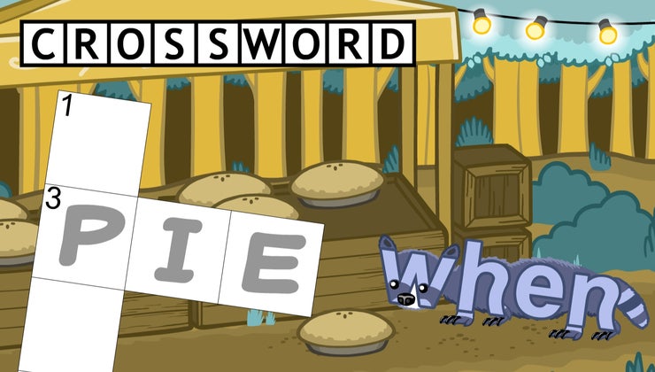 Crossword Puzzle | Meet the Sight Words Level 4 "when"