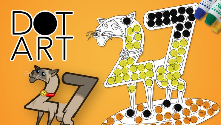 Dot Art | Meet the Math Facts "3x9=27"