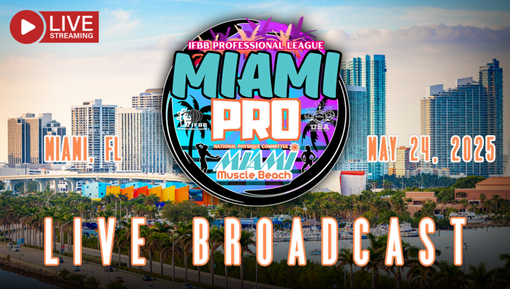 2025 IFBB Miami Pro/NPC Miami Muscle Beach Live Stream | Center Podium TV