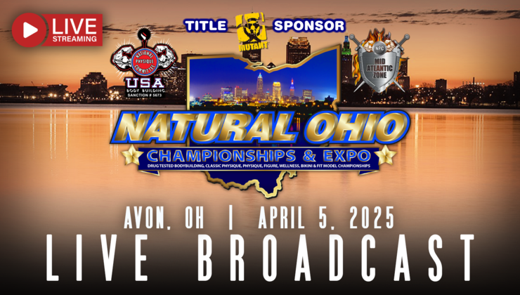 2025 NPC Natural Ohio Championships Live Stream | Center Podium TV