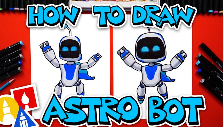 How To Draw Astro Bot