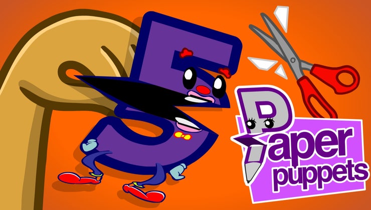 Paper Puppets | Meet the Numbers "5"