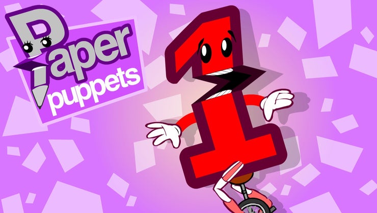 Paper Puppets | Meet the Numbers "1"