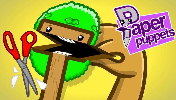 Paper Puppets | Meet the Letters "Uppercase T"