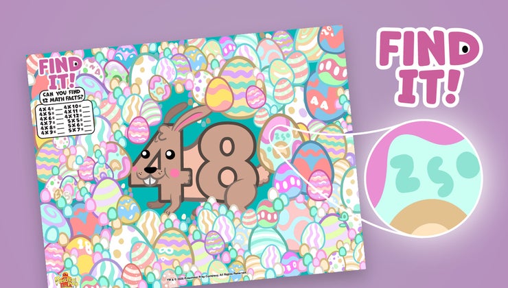 Find It! | Meet the Math Facts "4x12=48"