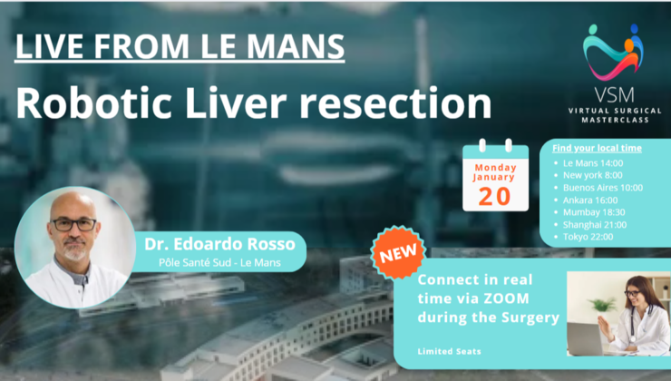 Robotic Liver resection Live from Le Mans