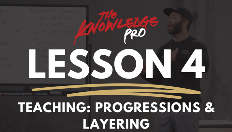 The Knowledge Pro Lesson 4, Semester 4