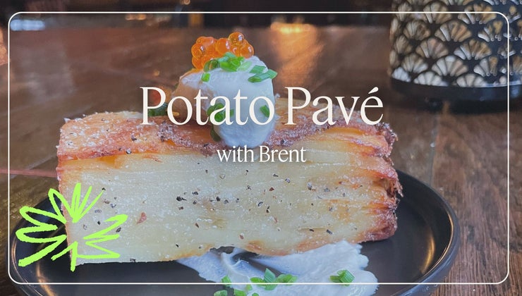 Chili-Cheese Potato Pavé with Chef Brent