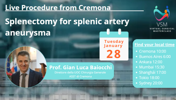 Splenectomy for splenic artery aneurysma by Prof. Gian Luca Baiocchi