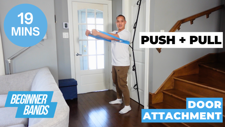 JA Beginner Resistance Bands Push and Pull Home Workout