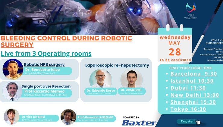 Bleeding control during Robotic surgery