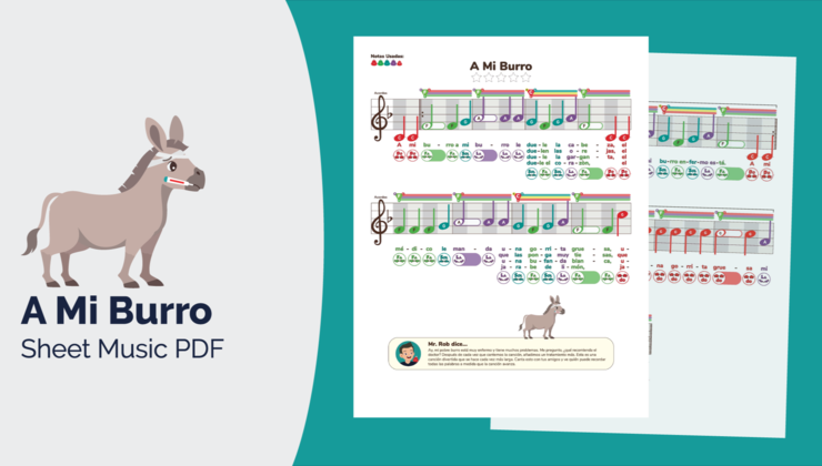 A Mi Burro - Sheet Music PDF | Prodigies Music