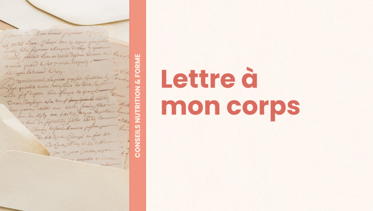 Lettre à mon corps