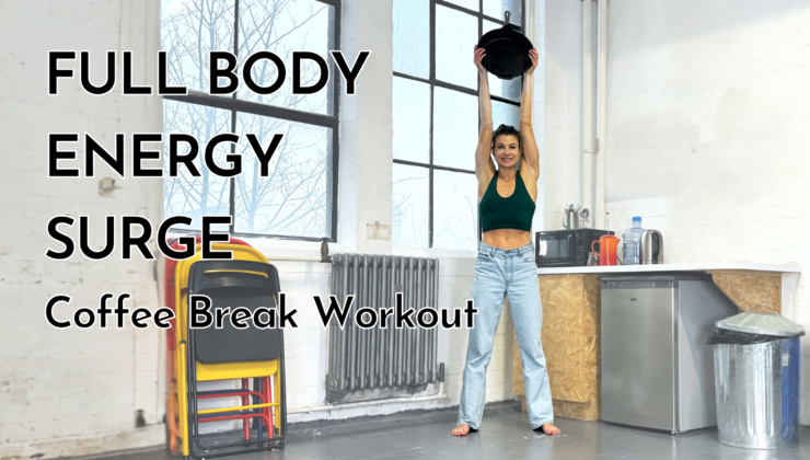 Full Body Energy Surge Coffee Break Workout