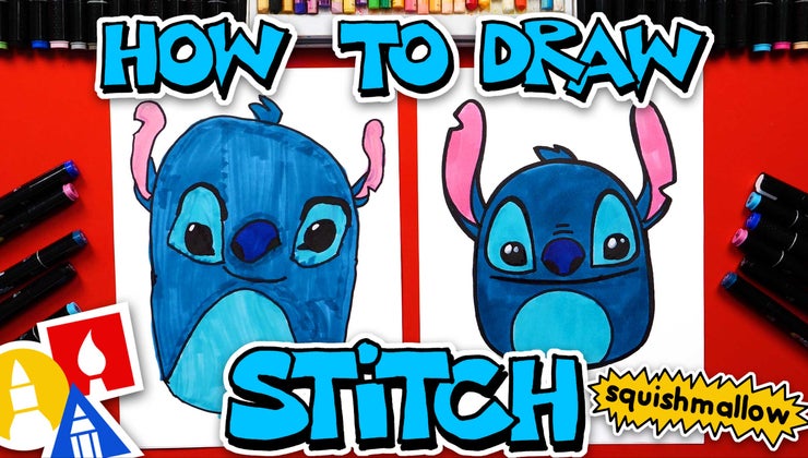How To Draw Stitch Squishmallow
