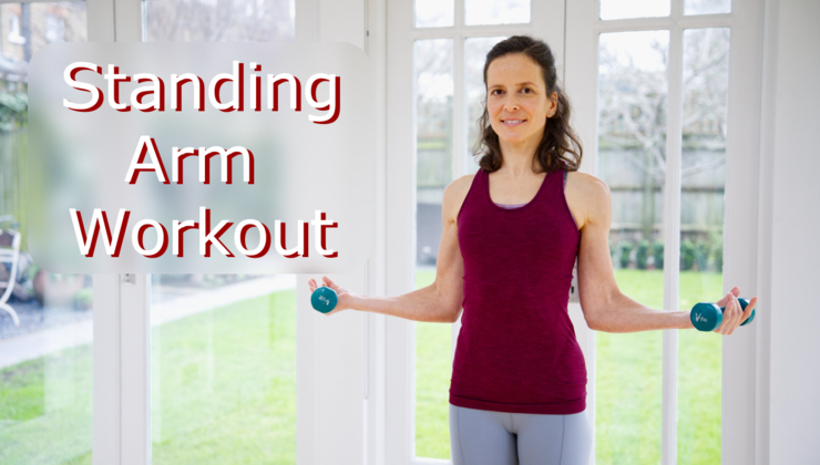 Standing Arm Workout With Dumbbells #260