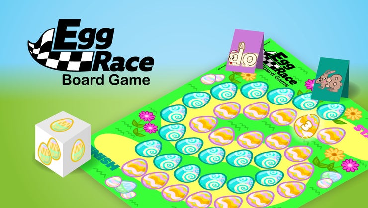 Preschool Prep Kids Club | Board Game | Egg Race