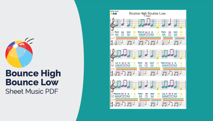 Bounce High Bounce Low - Mi Sol La Songs - Sheet Music PDF | Prodigies ...