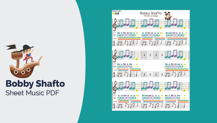 Bobby Shafto - Mi Sol La Songs - Sheet Music PDF | Prodigies Music