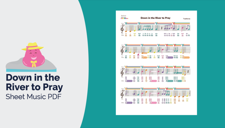 Down In The River To Pray- G Major- Movable Do - Gospel-Sm Vids | Prodigies Music