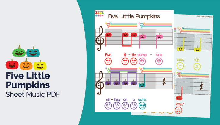 Five Little Pumpkins Sheet Music-Sm Vids