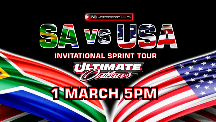 USA vs SA Sprint Tour - Ultimate Raceway 1 March 2025 | MotorsportZA.tv