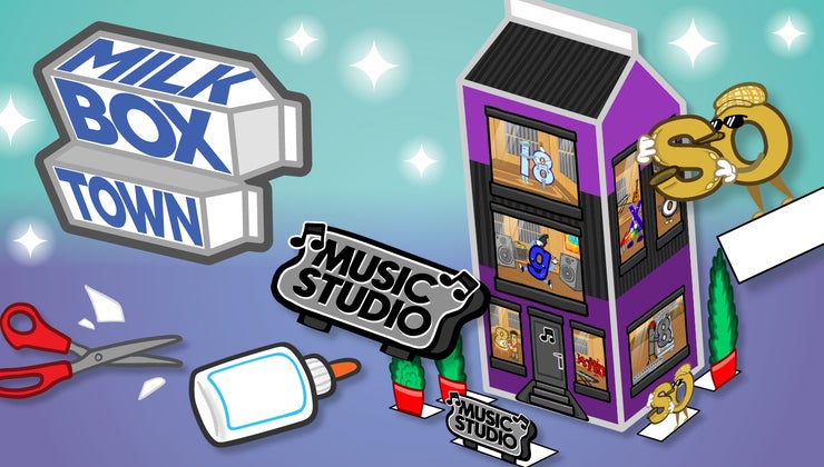 Preschool Prep Kids Club | Milk Box Town | Music Studio