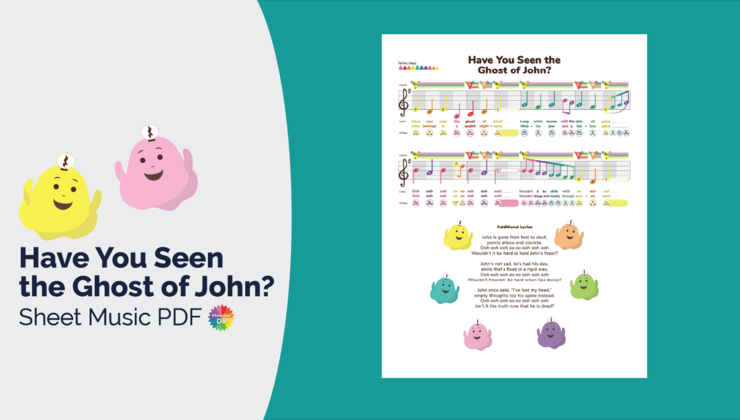 Have You Seen the Ghost of John? - Spooky Songbook - Movable Do Sheet ...