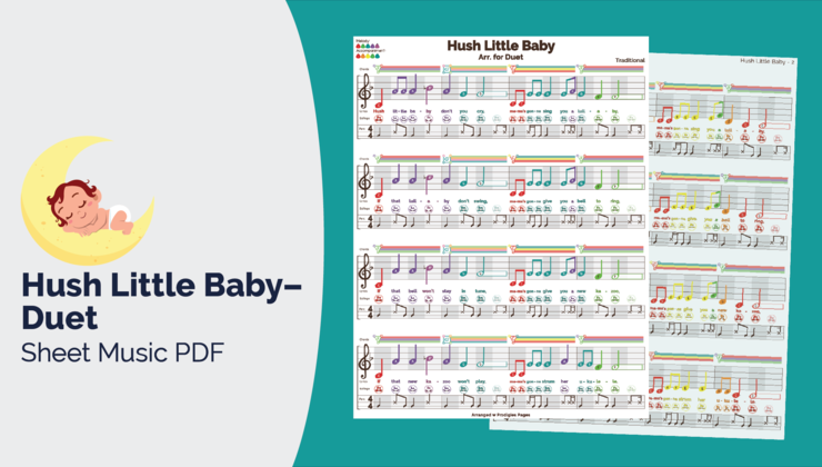 Hush Little Baby - Sheet Music PDF | Prodigies Music