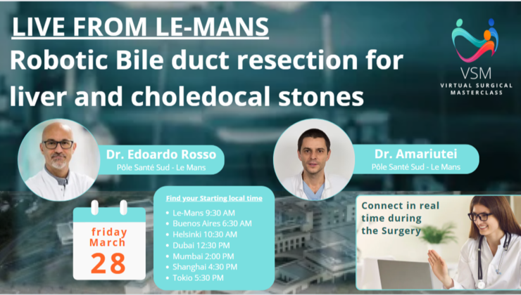 Robotic Bile di t resection for liver and choledocal stones