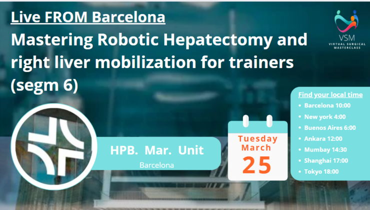 Mastering Robotic Hepatectomy and right liver mobilization for trainers ...