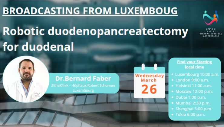 Robotic duodenopancreatectomy for duodenal cancer