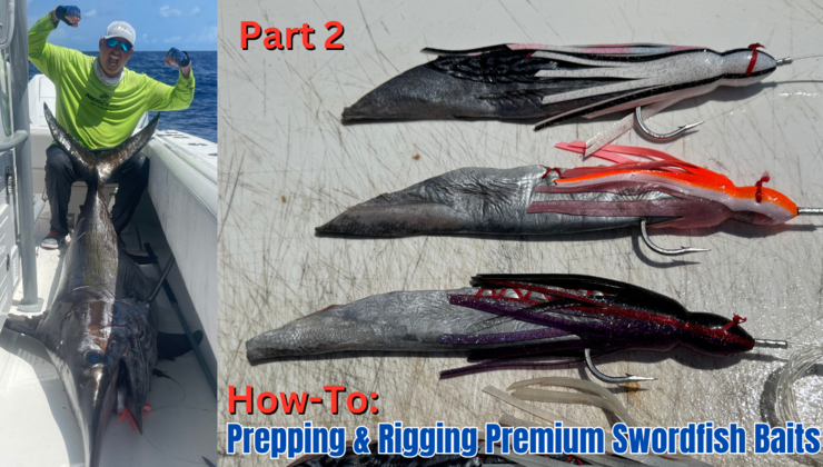 rigging bonito tacos for daytime swordfish baits florida fishing videos