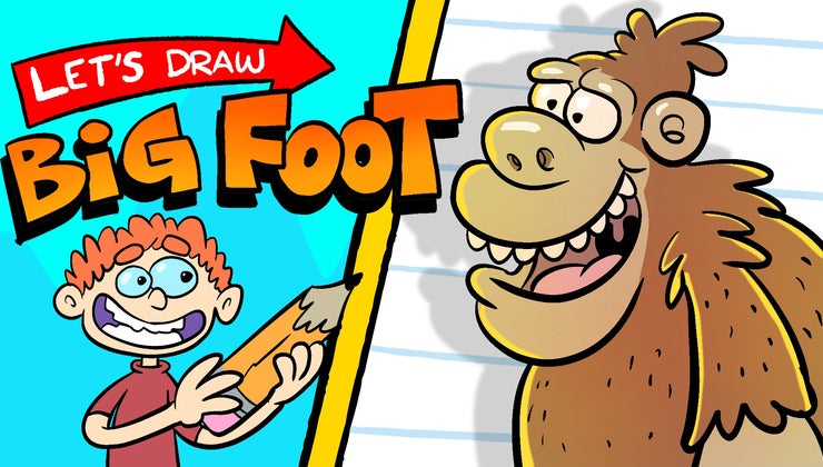 How to draw BigFoot | Harptooniacs