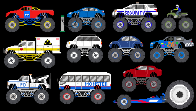 Monster Vehicles 7 | The Kids' Picture Show