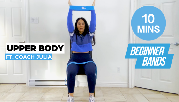 Upper Body Beginner Bands with Julia Balit | Justin Agustin Workouts