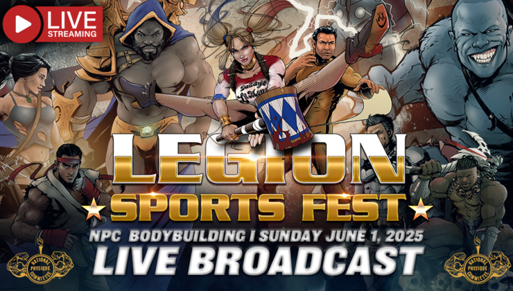 2025 NPC Legion Sports Fest Live Stream | Center Podium TV