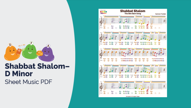 Shabbat Shalom—D Minor Sheet Music-Sm Vids | Prodigies Music