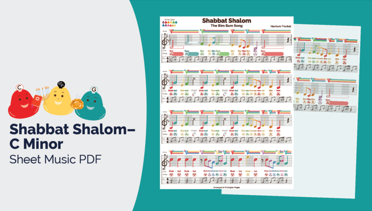 Shabbat Shalom—C Minor Sheet Music-Sm Vids | Prodigies Music