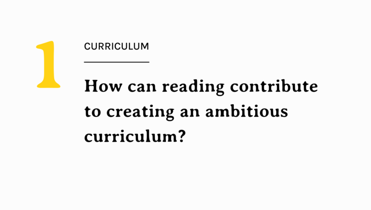 Big Question - Curriculum - How can reading contribute to creating an ...