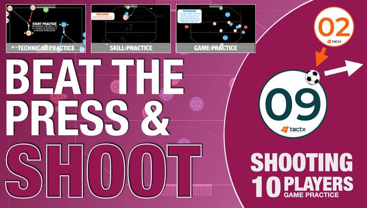 SHOOTING | SHIFT AND SHOOT | FULL SESSION | 10 PLAYERS