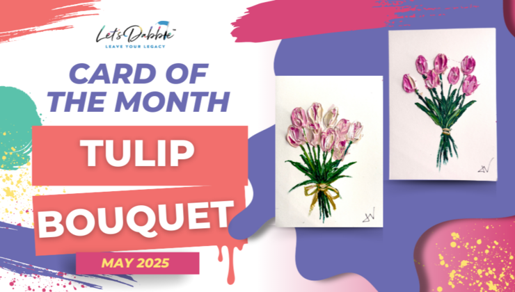 Card of the Month - Tulip Bouquet