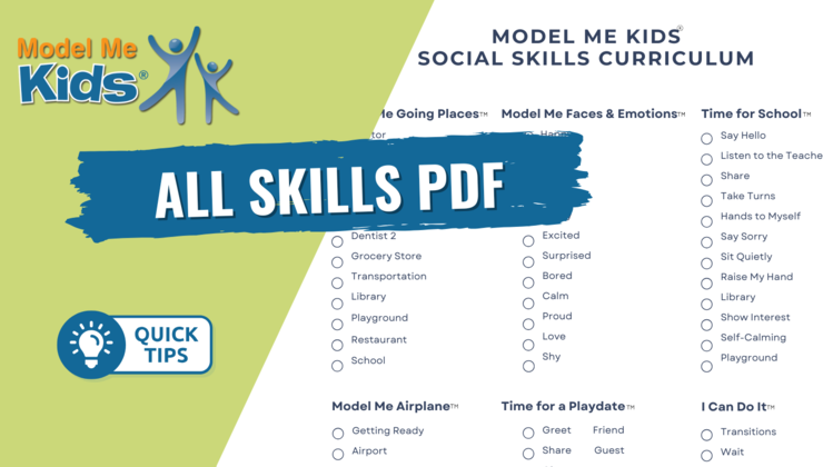 Model Me Kids®: All Skills