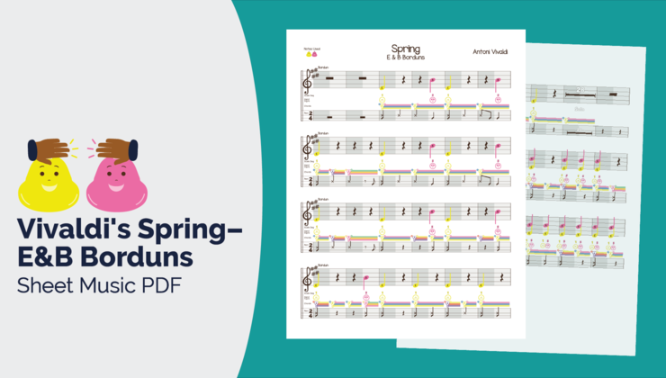 Vivaldi's Spring - Borduns Sheet Music PDF
