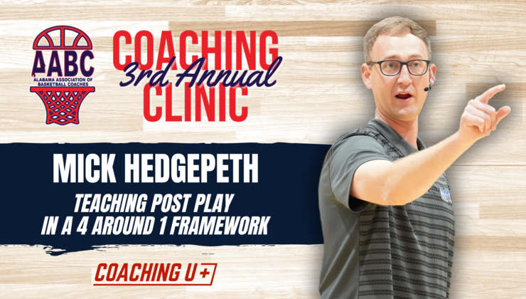 Mick Hedgepeth: Teaching Post Play in a 4 Around 1 Framework