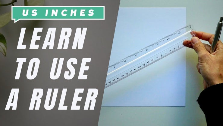 How to Use a Ruler ( US Inches )