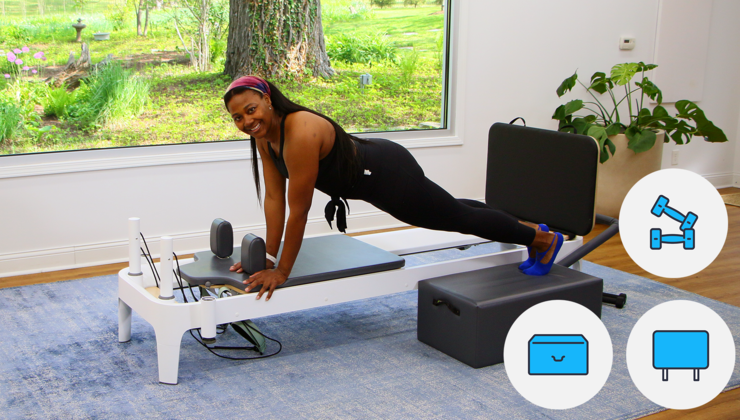 Jump and Flow Reformer Series Advanced Workout #1 (video)