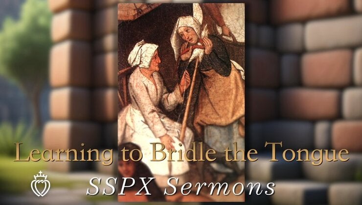 Learning to Bridle the Tongue - SSPX Sermons